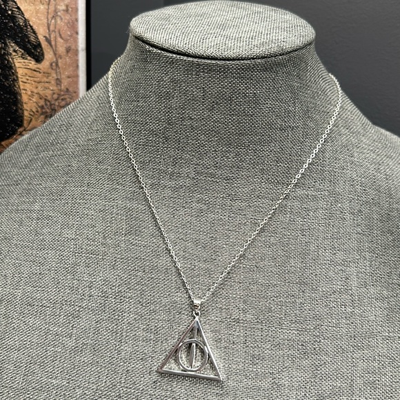 Jewelry | Harry Potter Hogwarts Deathly Hallow Pendants Brass Chain ...